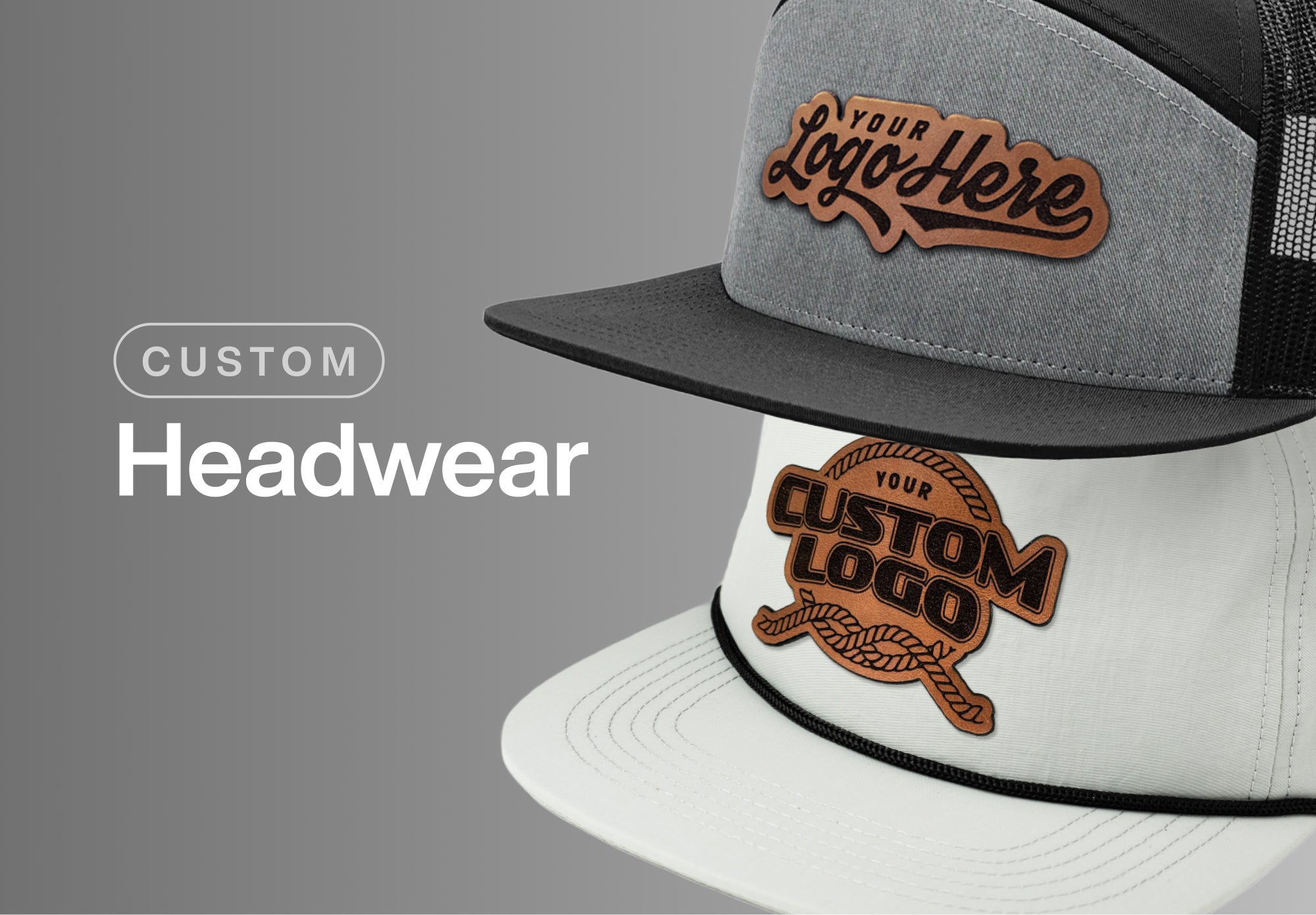 Custom Headwear | Leather Patch Hats & Personalized Designs